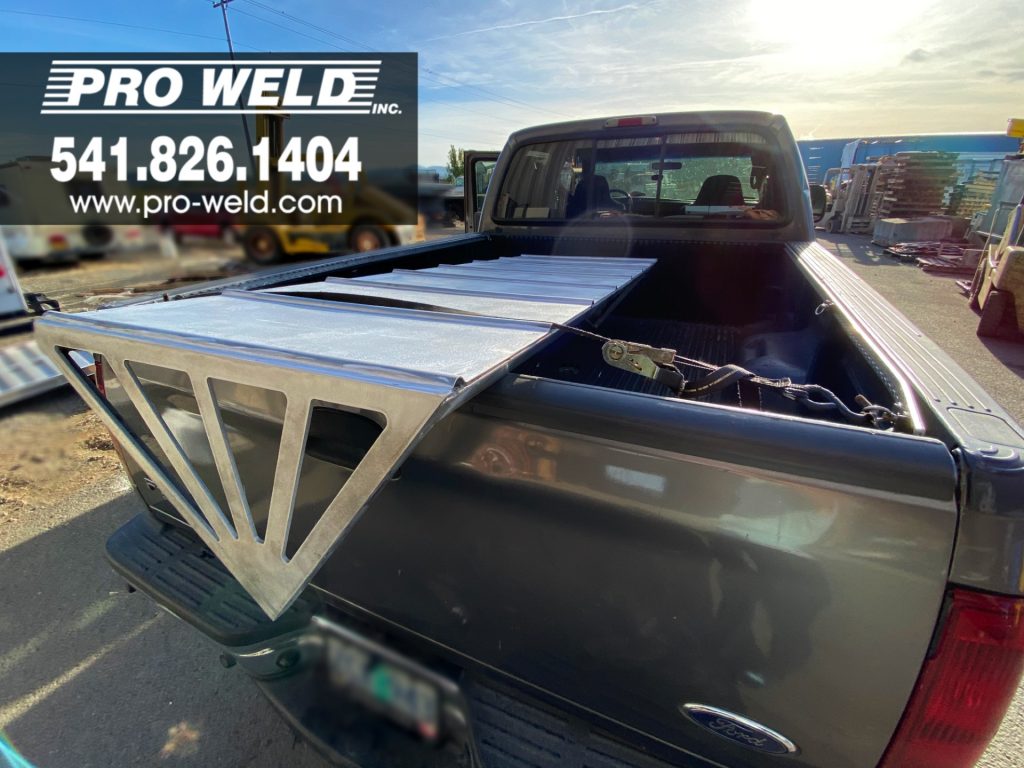 Pro Weld, Inc. ⌁ Custom fabricated metal canopy provided by welding crew
